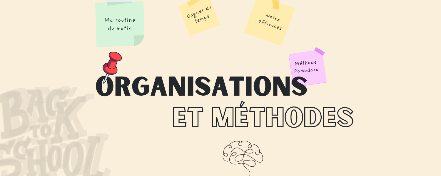 📅Organisation & Méthodes pour étudiants - Projet Etudiant